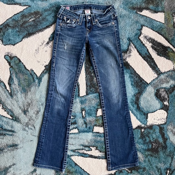 True Religion | Jeans | True Religion Becky Low Rise Bootcut Denim ...